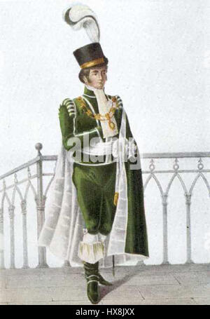 The 'Vasaordens dräkt' is the ceremonial uniform of the Vasa Order, a ...