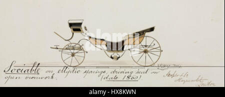 This mid-19th century carriage illustrates the elegance of ...