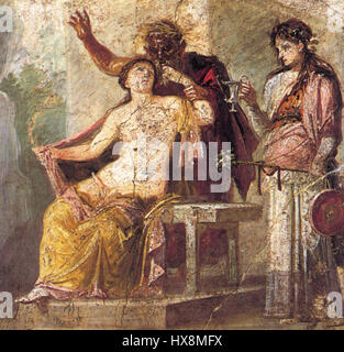 Pompeii Hermaphroditus and Silenus Stock Photo - Alamy