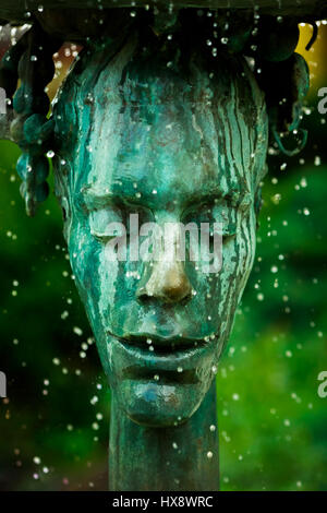 Crying fountain with termal water in Karlovy Vary Stock Photo - Alamy