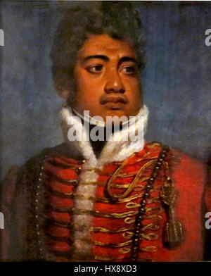 This portrait of King Kamehameha II of Hawaii, attributed to John ...