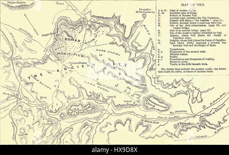 Map of Veii Stock Photo - Alamy