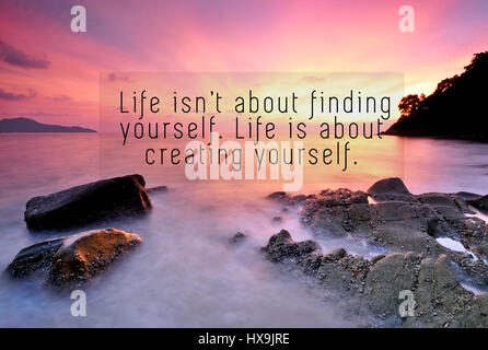 Life inspirational and motivation quotes - Life isn't about finding ...