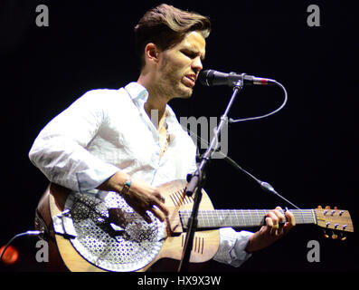 JJ Julius Son, lead singer of the Icelandic indie rock band Kaleo ...