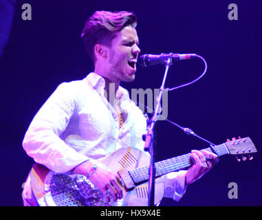 JJ Julius Son, lead singer of the Icelandic indie rock band Kaleo ...