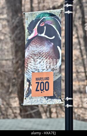 Maryland zoo signs Stock Photo - Alamy