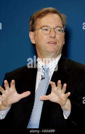 Google CEO Eric Schmidt, right, shakes hands with Intel CEO Paul ...