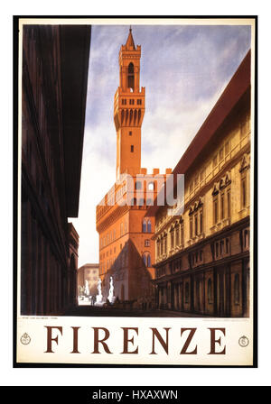 Firenze-poster-1938 - Vintage Travel Poster Stock Photo - Alamy