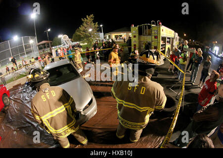 Slinger Fire Department Fire Safety Night Stock Photo - Alamy