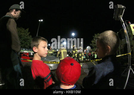 Slinger Fire Department Fire Safety Night Stock Photo - Alamy
