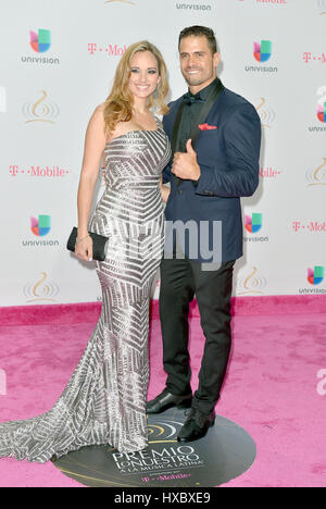 Barbara Estevez and Pedro Moreno attending Univision's 29th Edition of ...