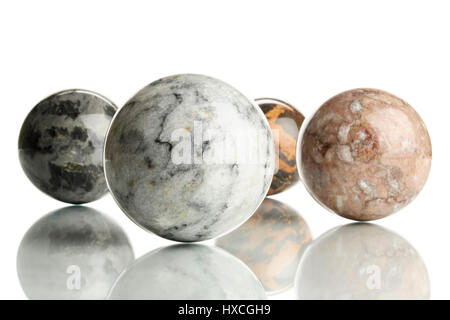 Marble balls, Marmorkugeln Stock Photo - Alamy