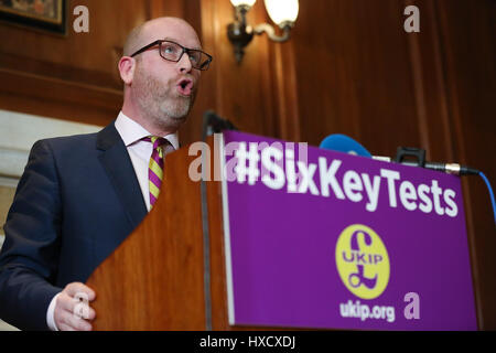 Marriott County Hall, Westminster. 27 Mar 2017 -Paul Nuttall . Ahead of ...