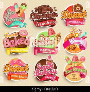 delicious and sweet donut Stock Vector Image & Art - Alamy