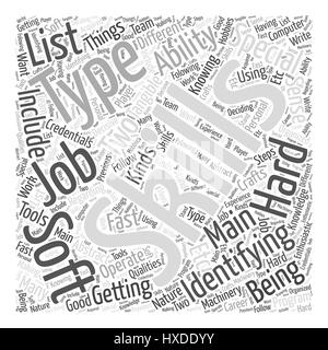 Soft skills word cloud concept. Collage made of words about soft skills ...