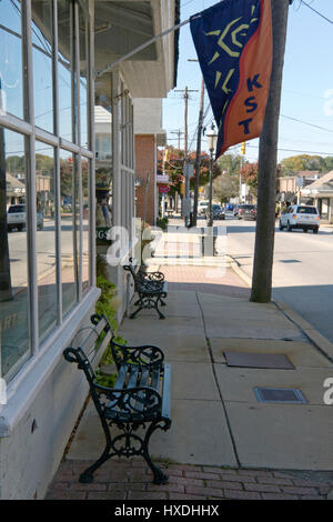 Malvern, Pennsylvania, USA: October 23, 2016 - A quiet street in ...
