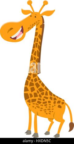 cute giraffe childish character vector illustration design Stock Vector ...