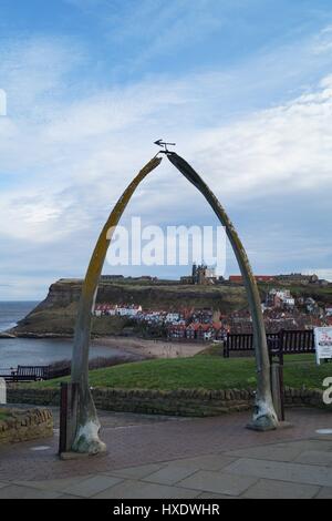 whitby bay town Stock Photo - Alamy