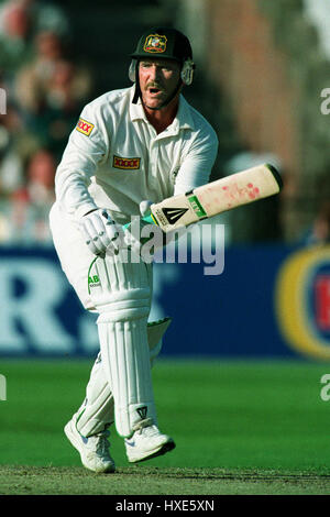 ALAN BORDER AUSTRALIA BATTING Stock Photo - Alamy