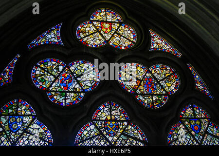 Stained Glass Window in Westminster Hall in London, the Capital City of ...