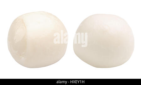 Ciliegini (small, cherry-like) mozzarella cheese balls. Clipping paths ...