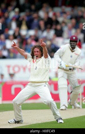 West Indies Chris Gayle celebrates his century against South Africa ...