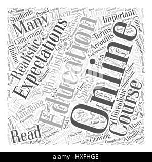 Expectations word cloud concept. Vector illustration Stock Vector Image ...