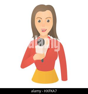 Speaking presenter icon, cartoon style Stock Vector Image & Art - Alamy