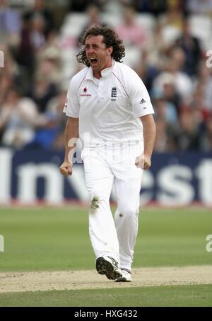 RYAN SIDEBOTTOM ENGLAND V NEW ZEALAND TRENT BRIDGE NOTTINGHAM ENGLAND ...