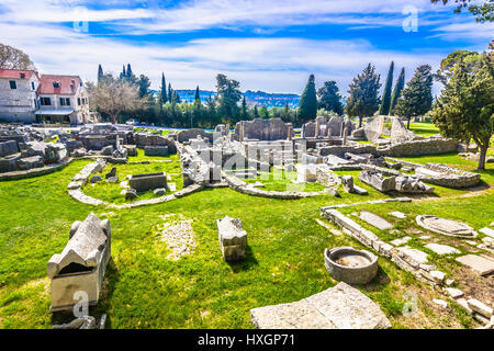 Roman ruins of ancient Salona near Split, Croatia Stock Photo - Alamy