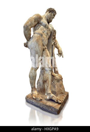 Hercules at rest or Farnese Hercules. Roman copy, end 2nd-early 3rd ...