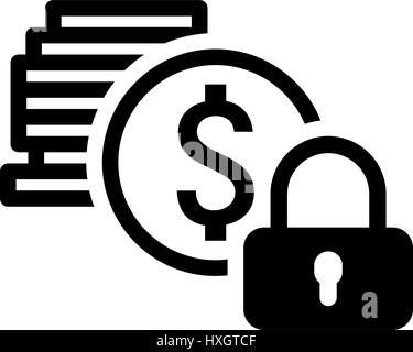 Secured Loan Icon. Flat Design Stock Vector Image & Art - Alamy