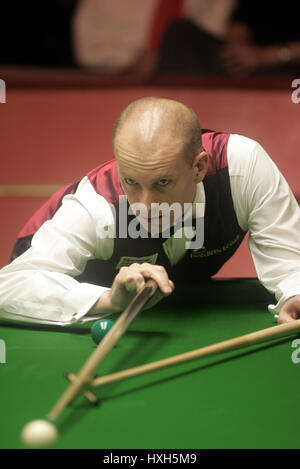 SNOOKER World. Peter Ebdon in action against Marco Fu during the semi ...