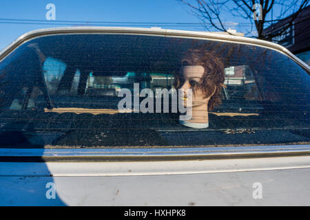 mannequin in car Stock Photo: 53800820 - Alamy