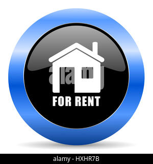 For rent icon. Internet button on white background Stock Photo - Alamy