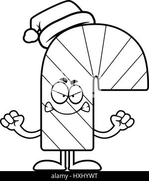 A cartoon illustration of a peppermint looking angry Stock Vector Image ...