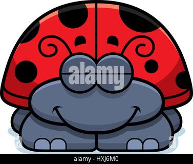 A cartoon illustration of a ladybug sleeping Stock Vector Image & Art ...