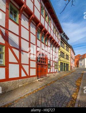 timber frame houses in germany Stock Photo - Alamy
