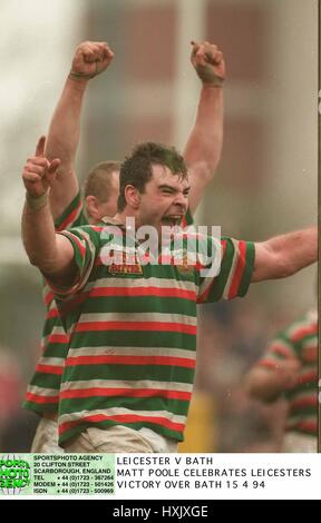 Rugby Union ... Bath v Leicester Stock Photo - Alamy