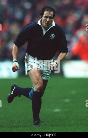 IAIN MORRISON SCOTLAND & LONDON SCOTTISH RU 12 March 1993 Stock Photo ...