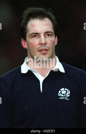 IAIN MORRISON SCOTLAND & LONDON SCOTTISH RU 12 March 1993 Stock Photo ...