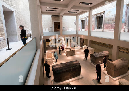 Interior of Neues Museum , Egyptian Court, on Museum Island ...
