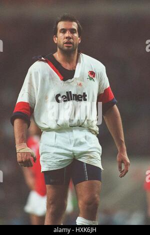 CHRIS SHEASBY ENGLAND & WASPS RU 03 February 1997 Stock Photo - Alamy