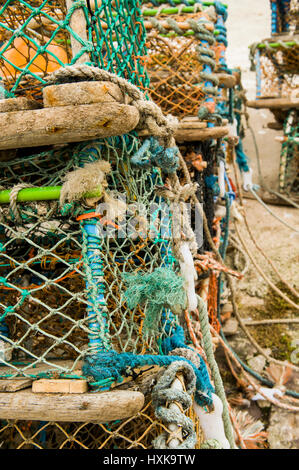 Creel or Lobster Prawn Fisherman, sea fishing, creel, water, net ...