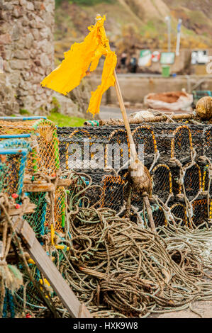 Creel or Lobster Prawn Fisherman, sea fishing, creel, water, net ...