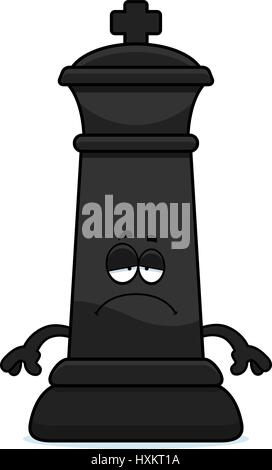 A cartoon illustration of a king looking sad Stock Vector Image & Art ...