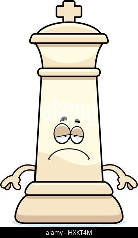 A cartoon illustration of a king looking sad Stock Vector Image & Art ...