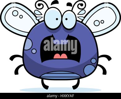 A cartoon illustration of a fly looking scared Stock Vector Image & Art ...