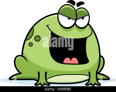 A cartoon illustration of an evil looking frog Stock Vector Image & Art ...