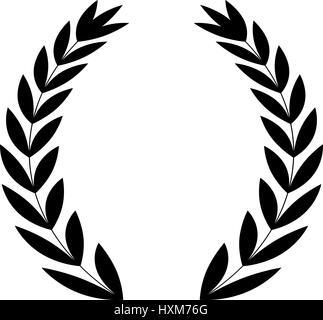 Wreath leaves ornament Stock Vector Image & Art - Alamy